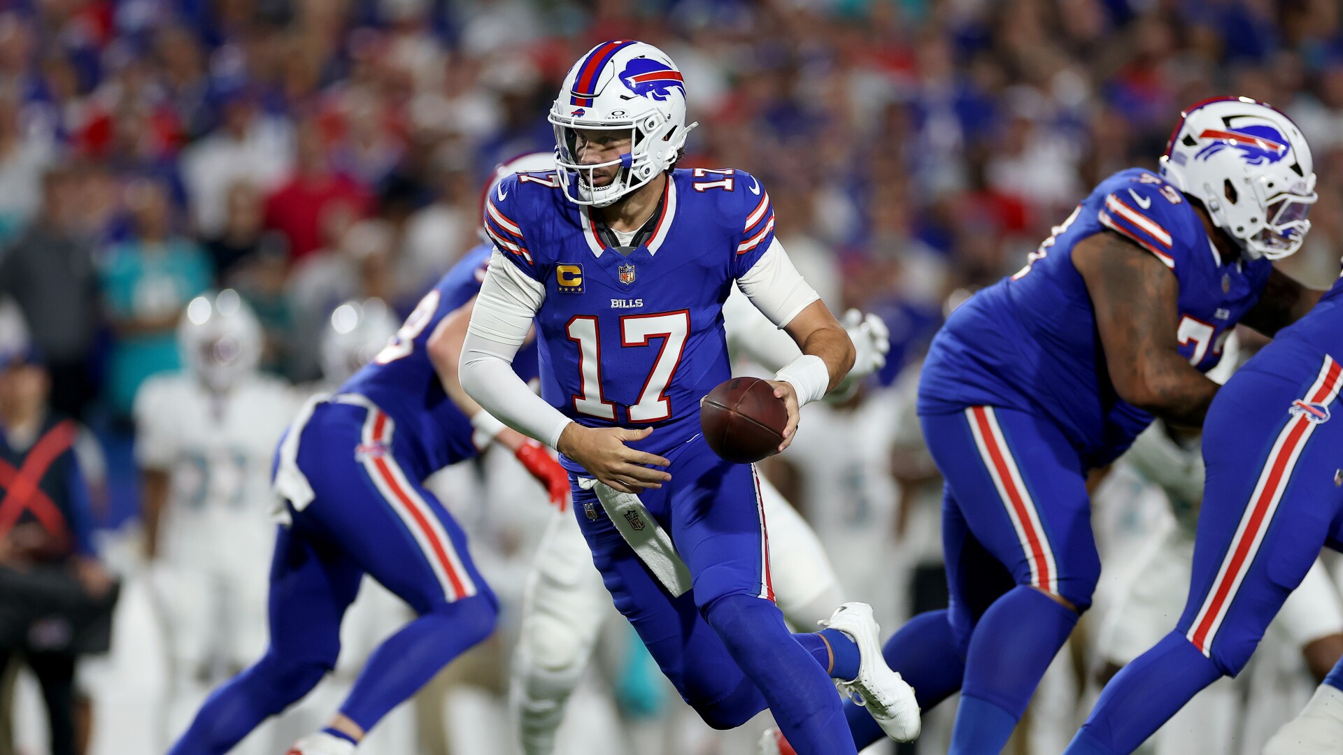 Bills have their first lead on Josh Allen's second TD pass