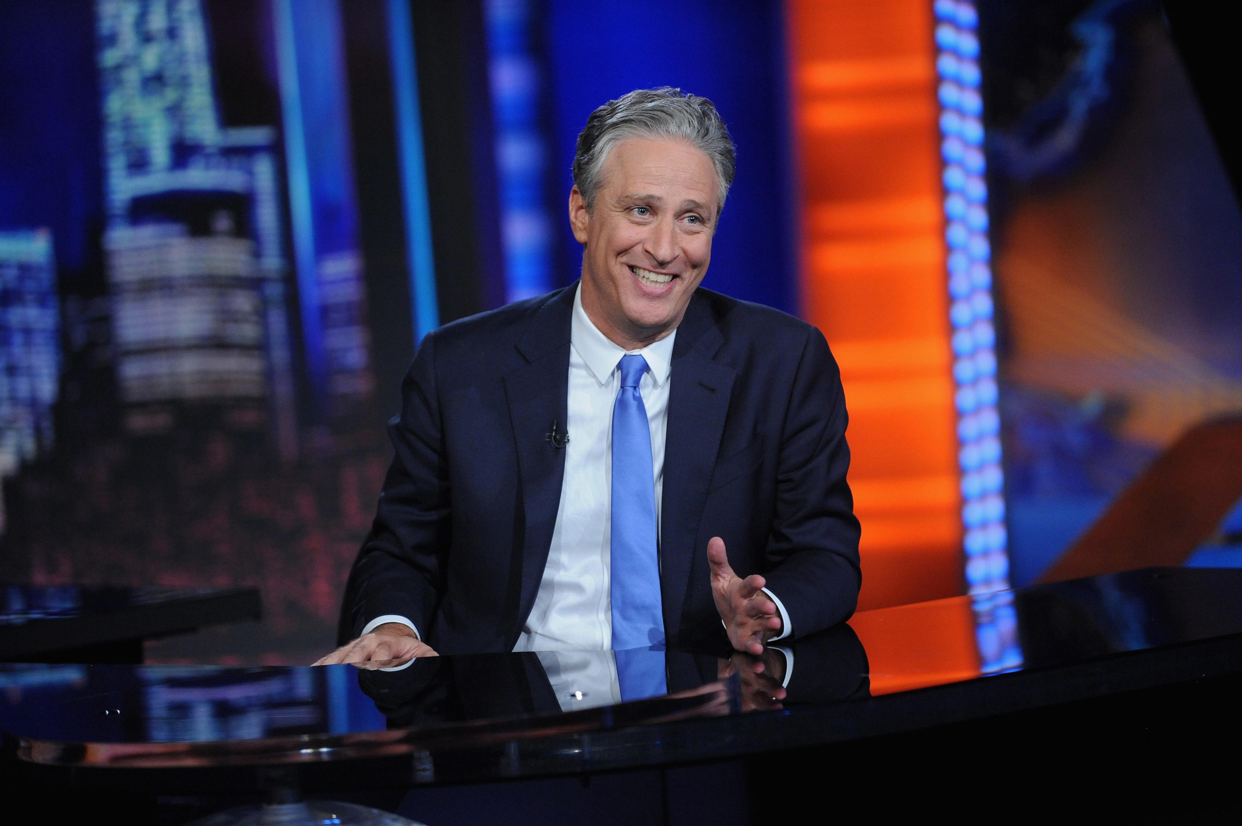 Jon Stewart skewers Trump with his own words in Kimmel-inspired 'Daily ...