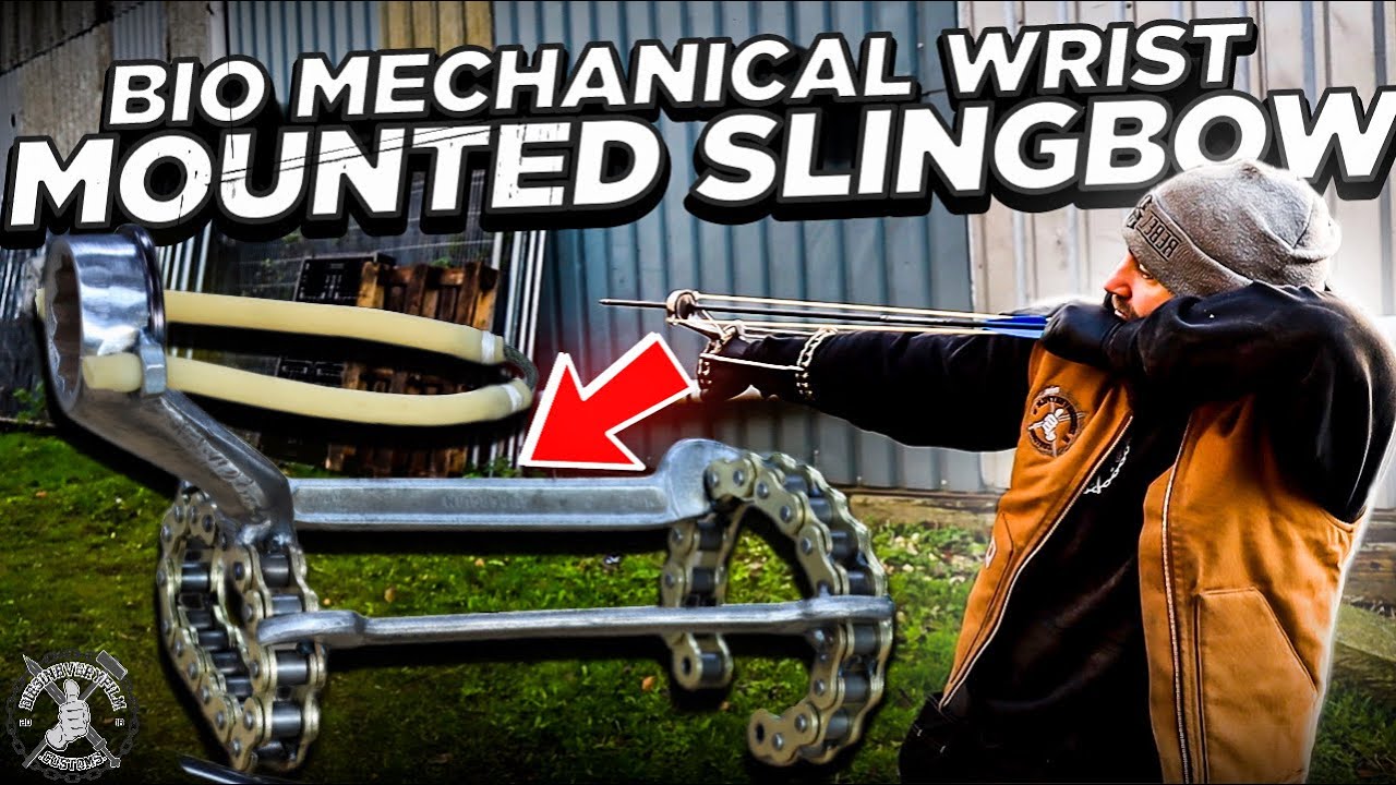 I built a bio-mechanical wrist slingbow!