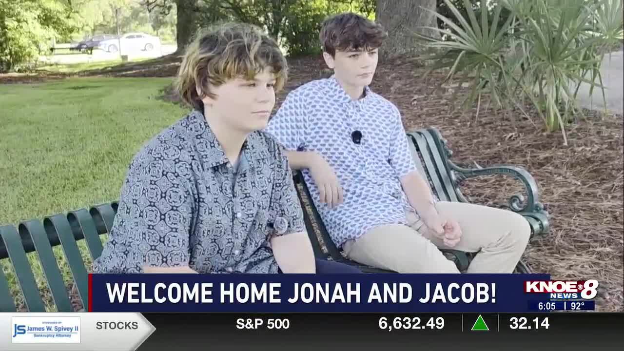 Welcome home, Jonah and Jacob!