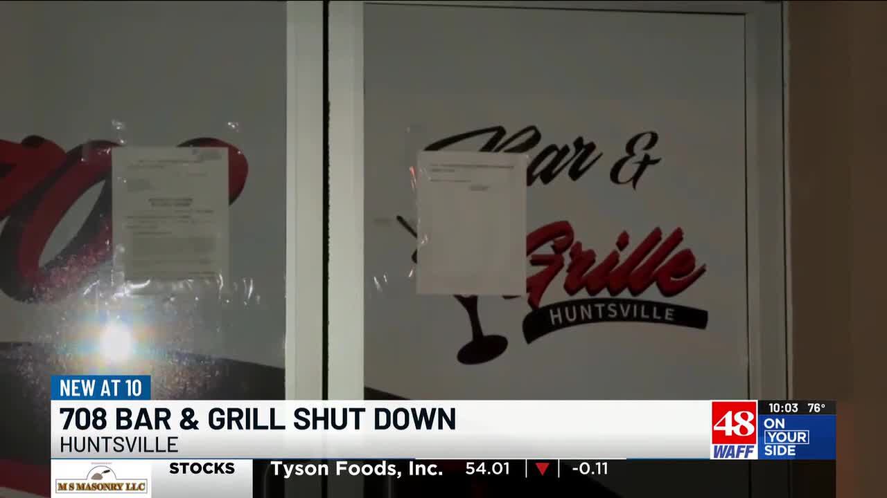 Huntsville bar ordered to be shut down