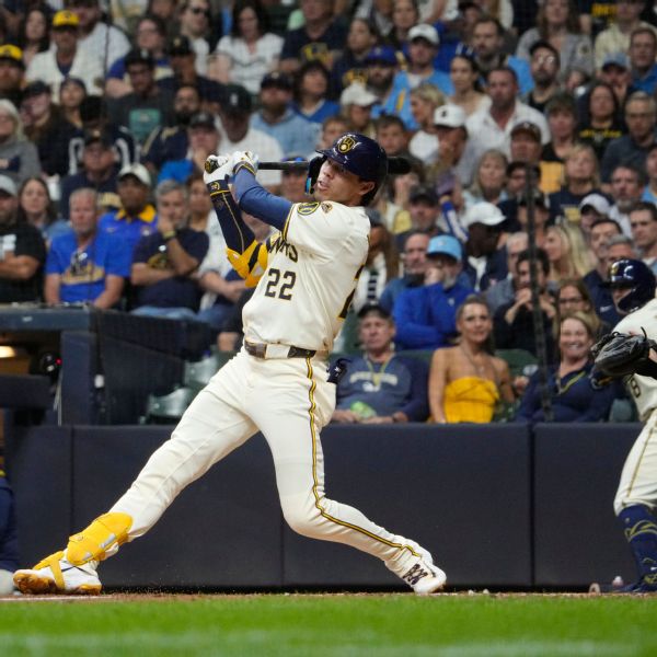 Christian Yelich, 'backbone' of Brewers, collects 100th RBI