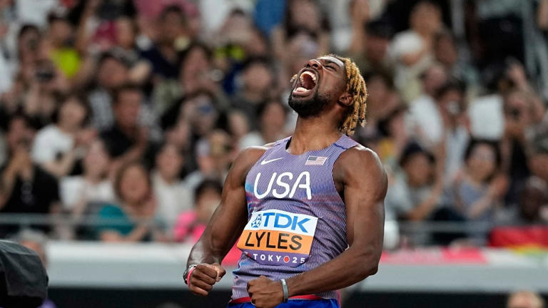 Noah Lyles targets Usain Bolt's record after fastest-ever 200m semifinal