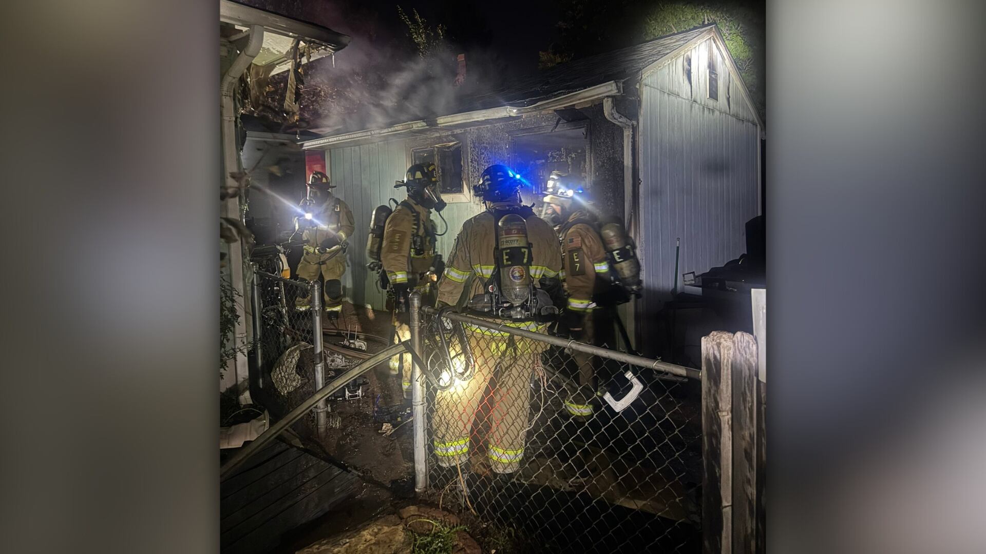 Crews knock down shed fire in Colorado Springs