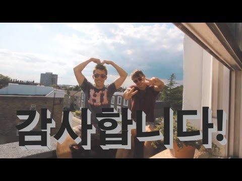 Thank you, Korea! British vloggers Josh & Ollie's exciting update