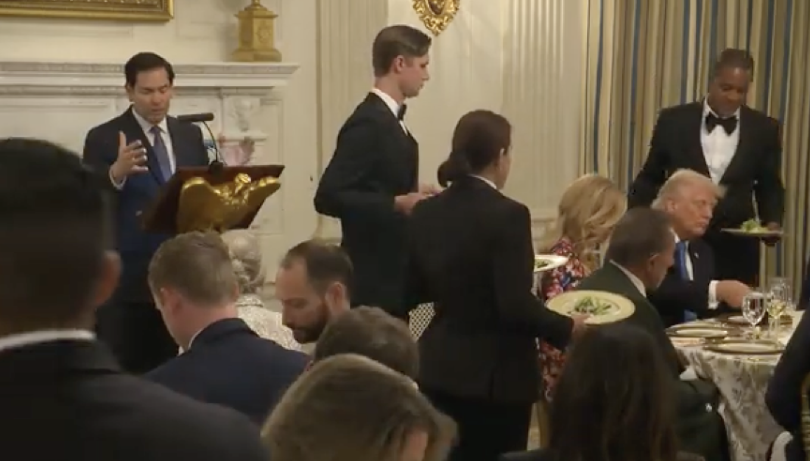 'Start Serving The Meal': Trump Demands Marco Rubio Speak While He Eats ...