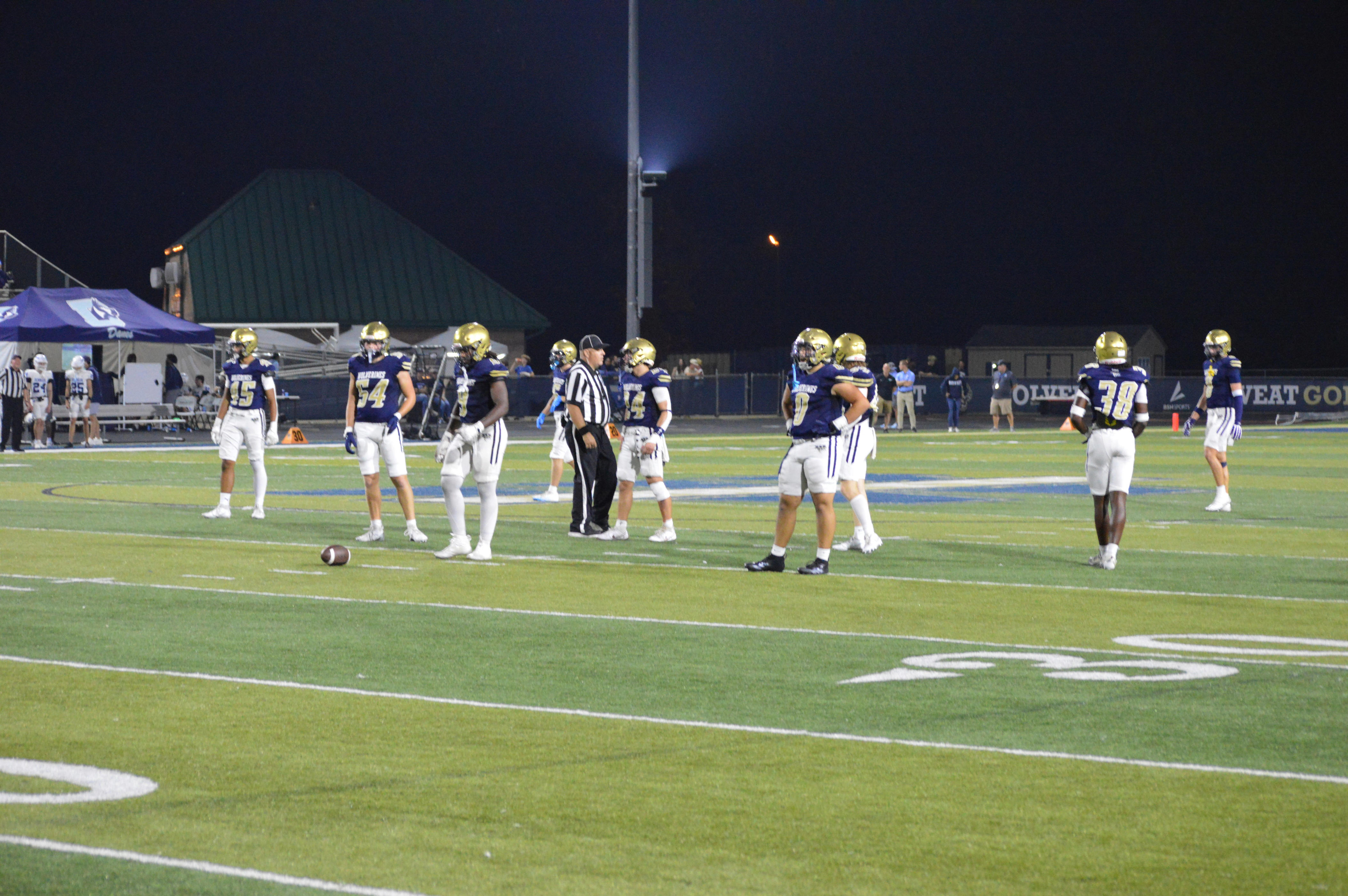 West Forsyth overcomes repeated errors to defeat Denmark 24-10