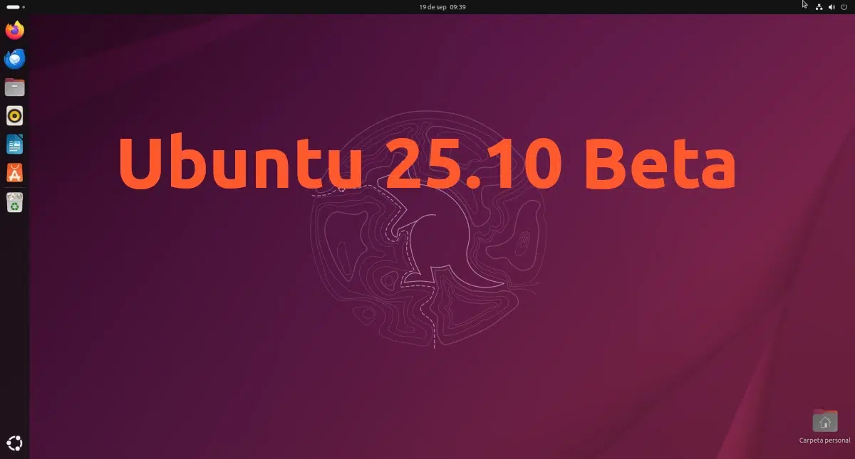 Ubuntu 25.10 beta ya disponible. Camino casi despejado para la estable de octubre