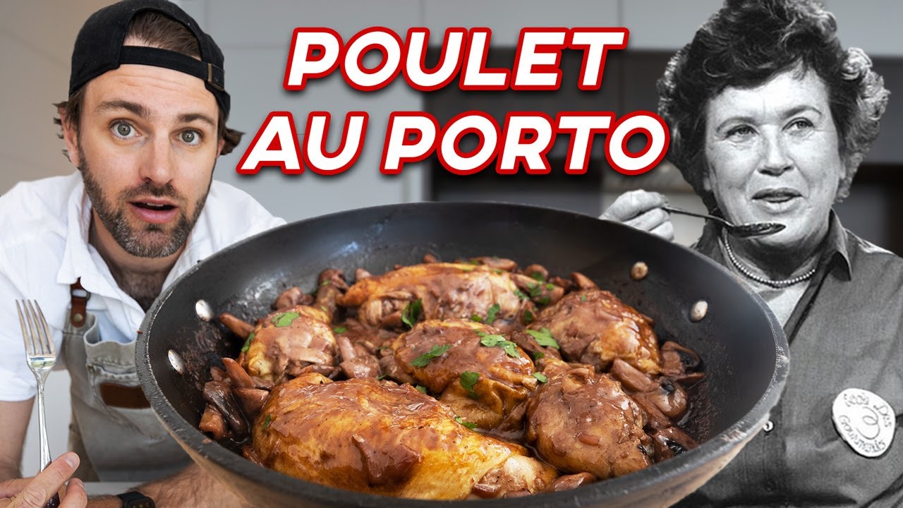 Julia Child's Poulet au Porto: Roast Chicken with Port Wine, Cream and ...