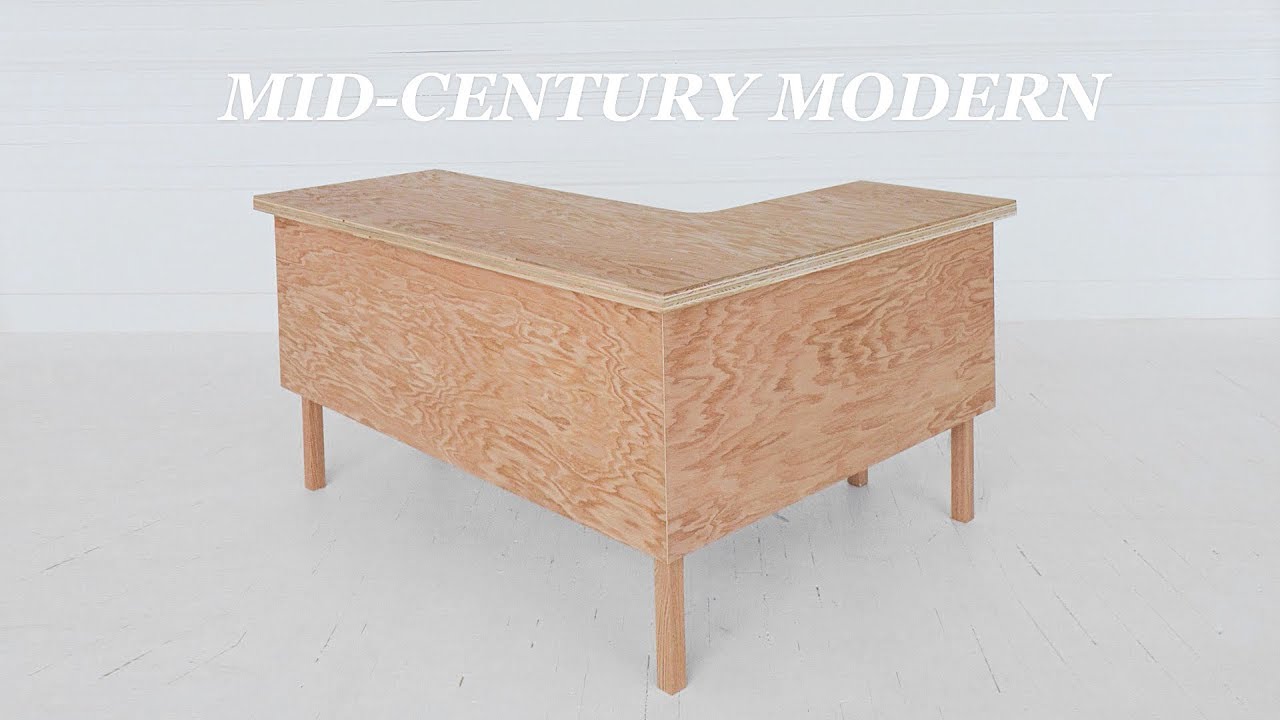 How to build an L-shaped executive desk on a budget