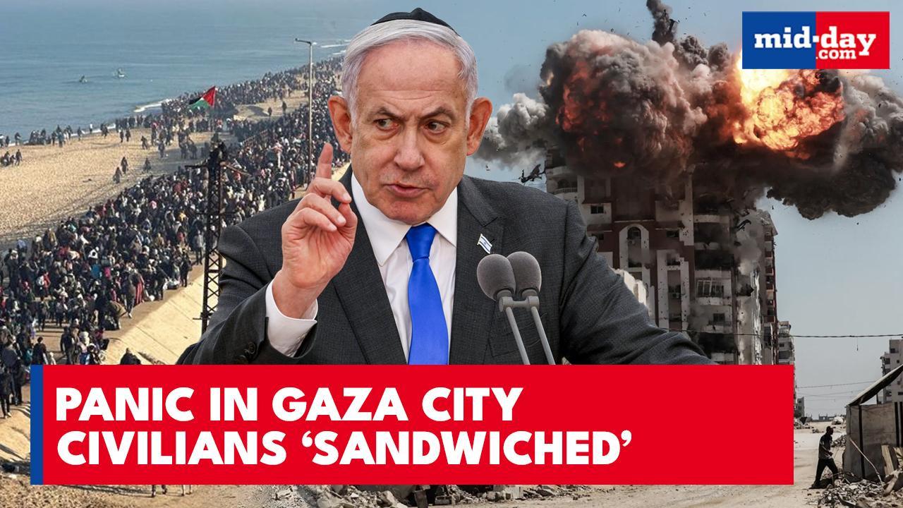 Israel-gaza war: Apocalypse in Gaza city, thousands trapped as Israeli ...