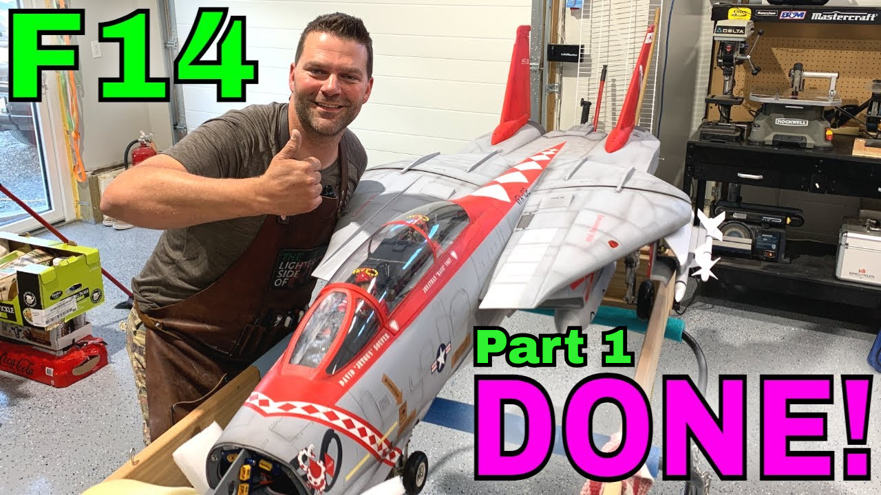 TopGun F14 Tomcat Build Done! - Skymaster F-14 Part 1