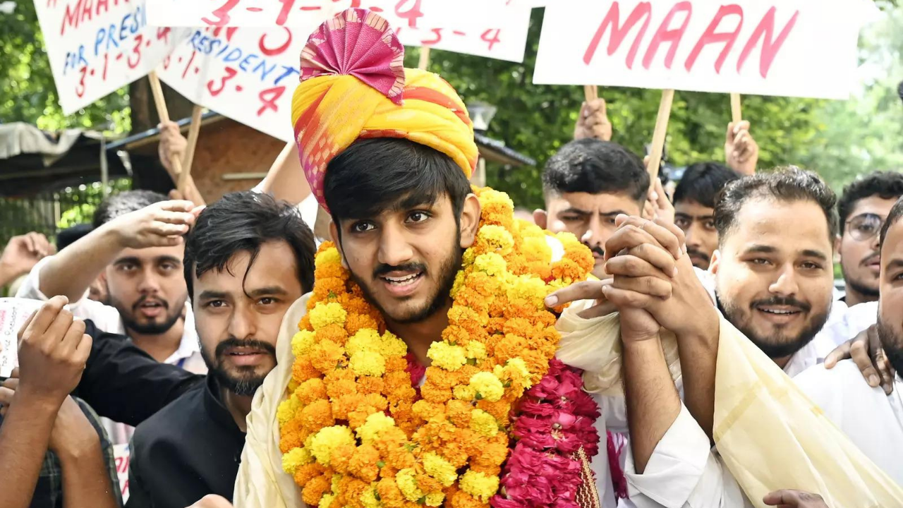 DUSU election results 2025: ABVP’s Aryan Maan elected president; NSUI's ...