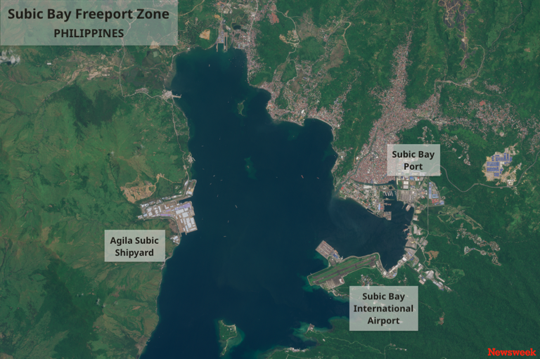 Ex-US navy base revived in China's backyard