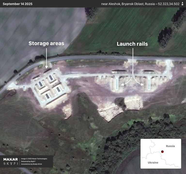 Russia sets up new drone launch platform near Ukraine - OSINT