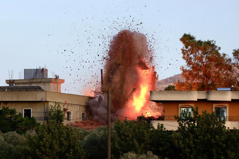 Israeli drone strikes kill at least two in escalation of attacks on ...