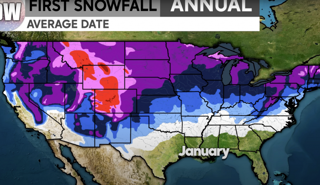 A Forecaster Shares When to Expect Your First Snowfall