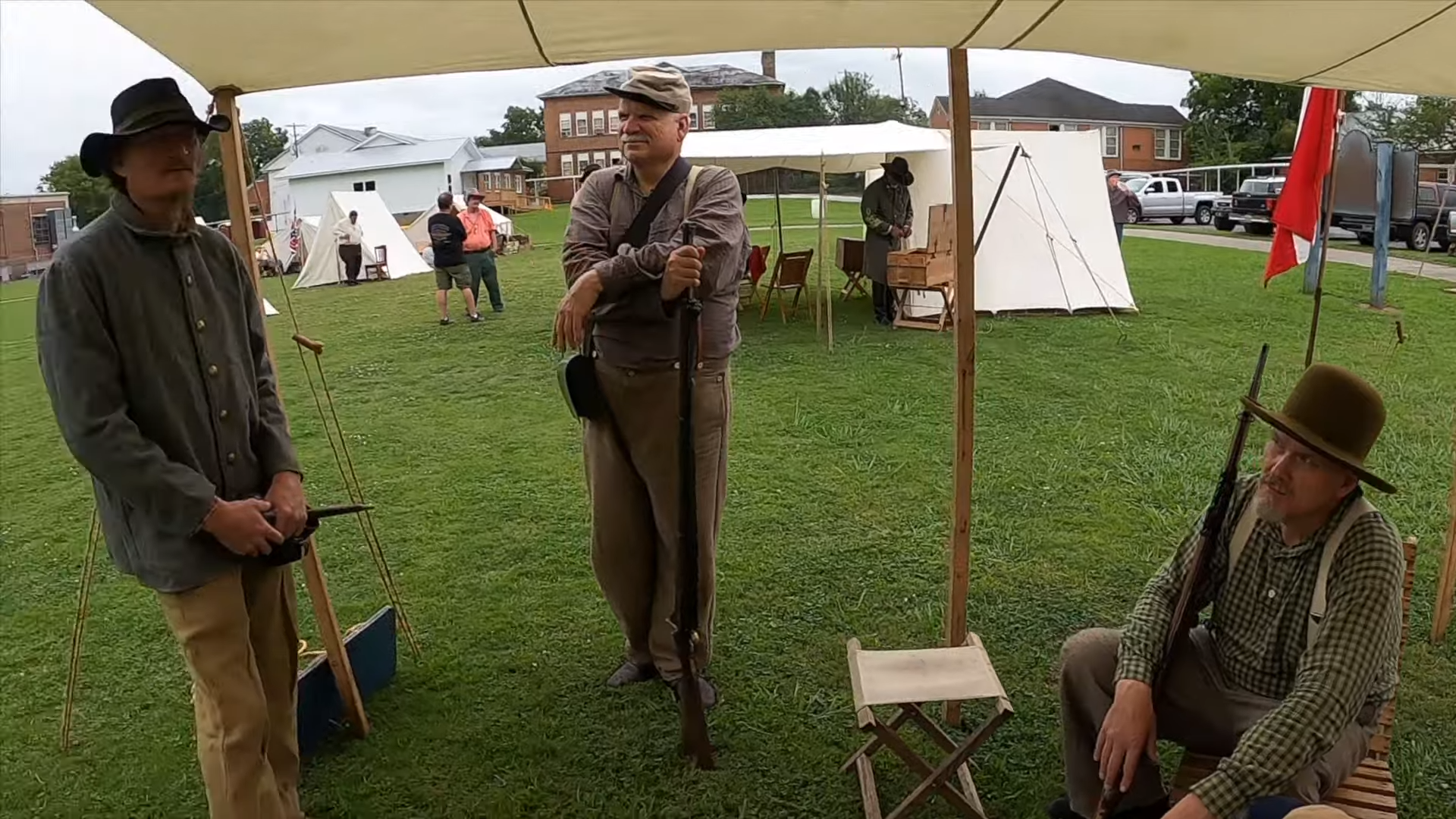 Inside a Civil War Confederate camp | How to identify battlefield relics