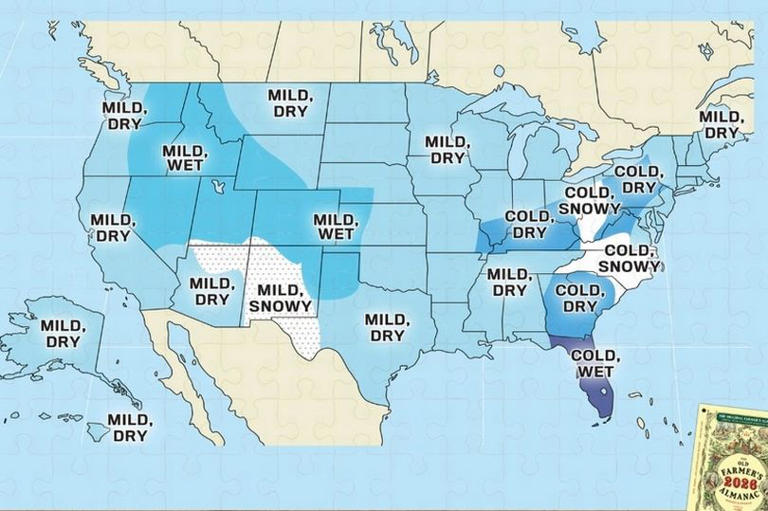 First snowfall forecast 2025 revealed across US as certain states will ...