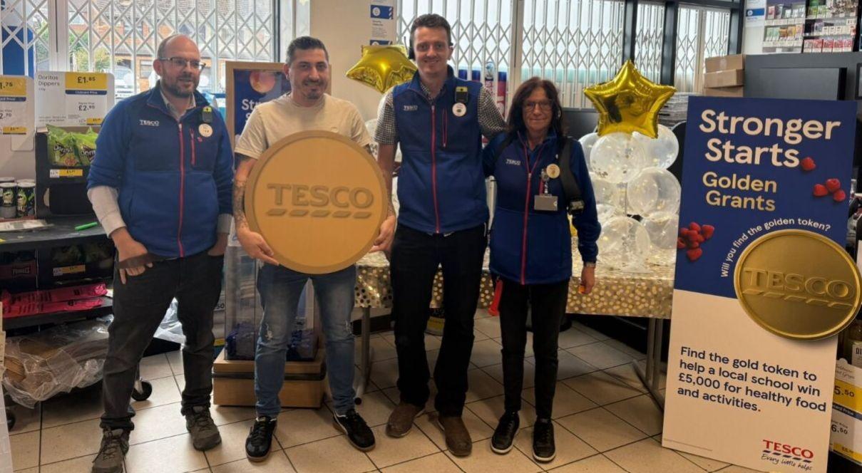 Tesco customer selects The Birley Academy to receive a £5,000 Golden Grant