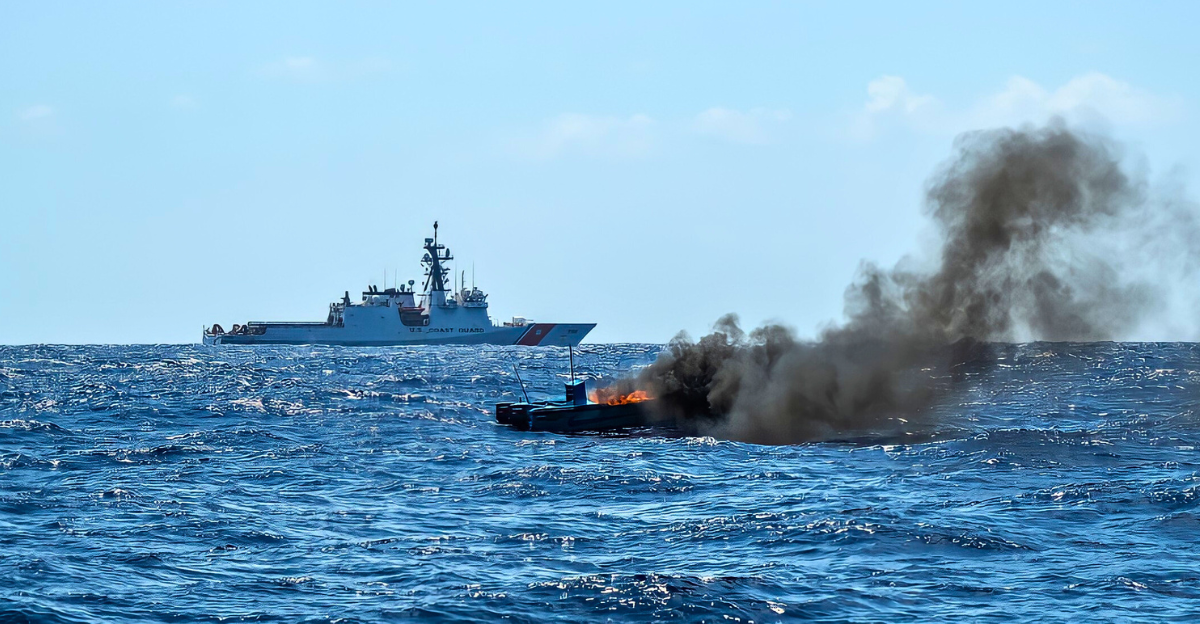 US Navy Orders First Strike—$50M Venezuelan Cartel Ship Blown Out Of ...