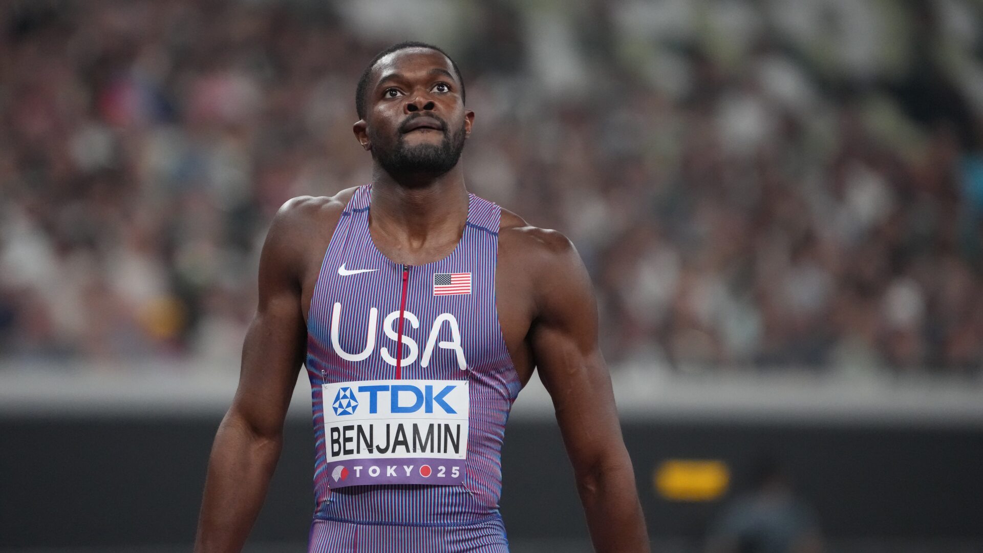 Rai Benjamin adds 400m hurdles world title to his Olympic gold after ...