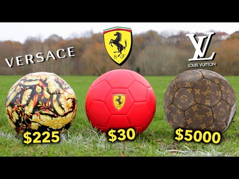Famous luxury brands attempt to design functional soccer balls