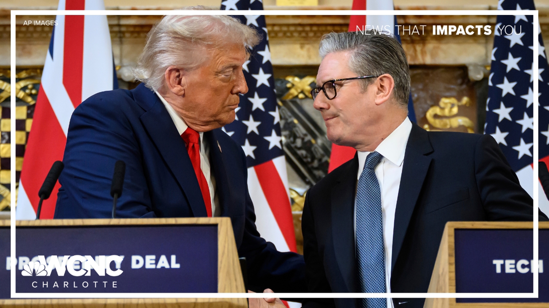 President Trump wraps state visit to the UK