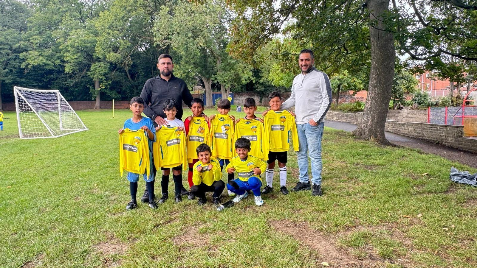 New shirt sponsor and social media partner for Mount Pleasant FC Under 7s