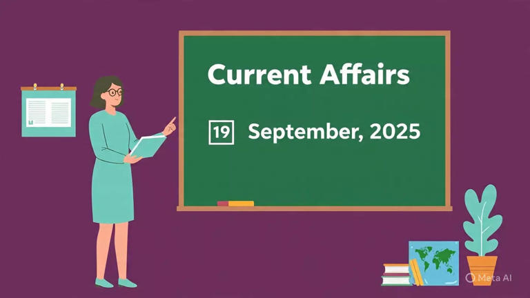 GK Quiz Today, 19 September, 2025: Latest Current Affairs Questions ...