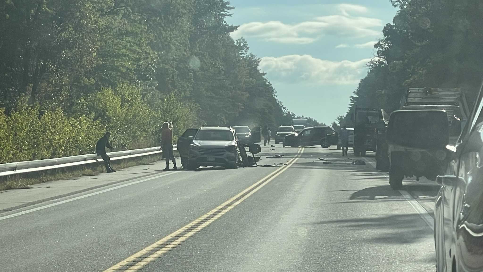 Route 202 & 9 in Henniker back open after crash