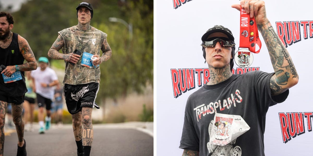 Blink-182 drummer Travis Barker has started a run club — and his 5km ...