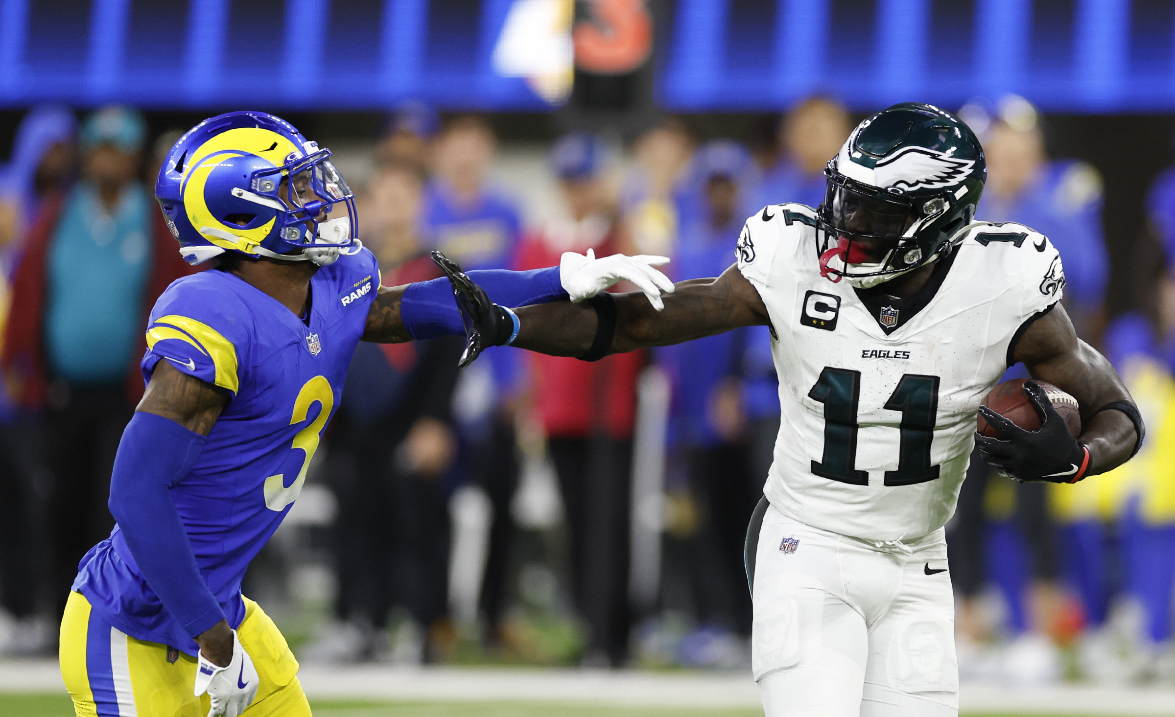 Eagles still favored vs. Rams, but odds dip; plus prop bets for Jalen ...