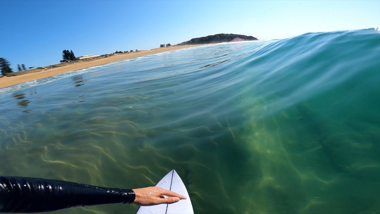 Surfing Glassy Jello Waves