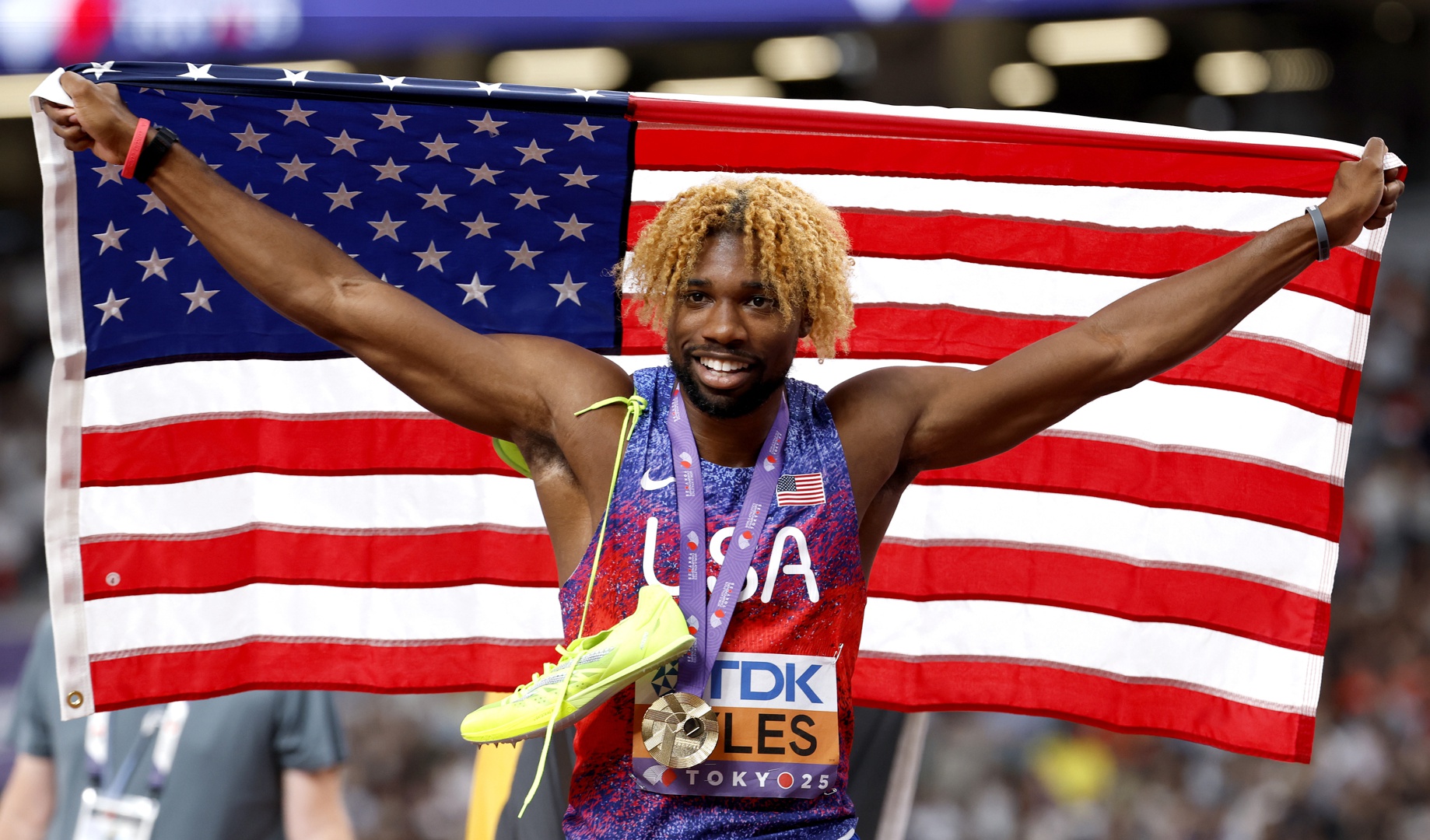 Noah Lyles, indiscutible rey del 200 por cuarta vez consecutiva