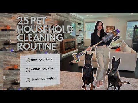 How I keep a 25-pet household clean every day