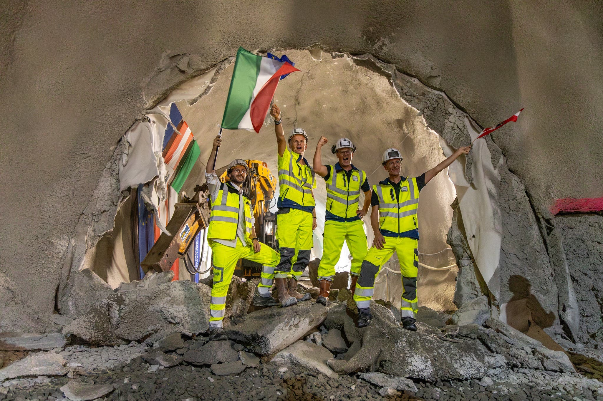 World's longest railway connection makes construction breakthrough