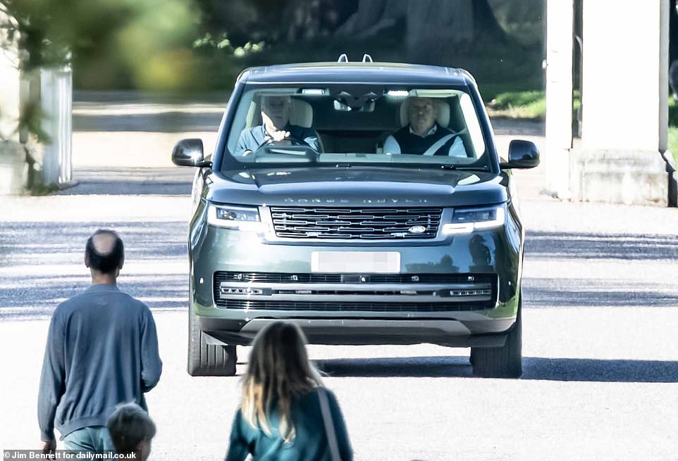 Prince Andrew seen for the first time since Duchess of Kent's funeral