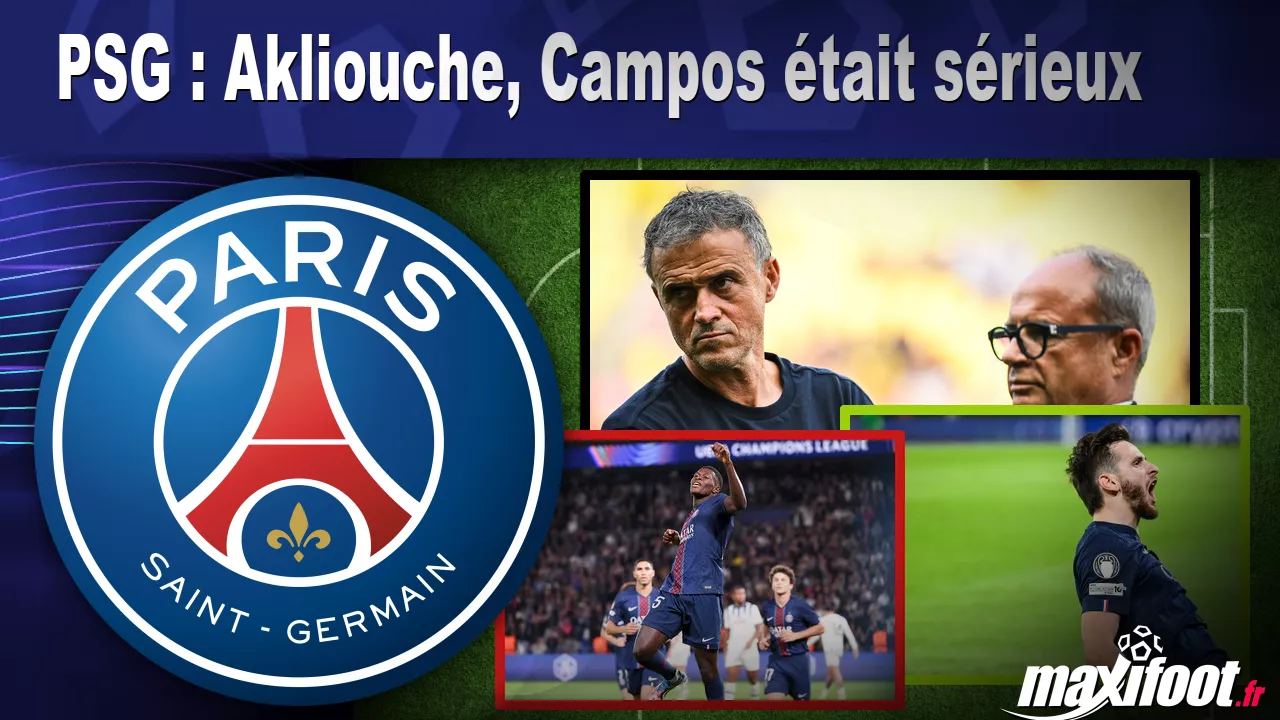 Mercato PSG : Akliouche, Campos était sérieux