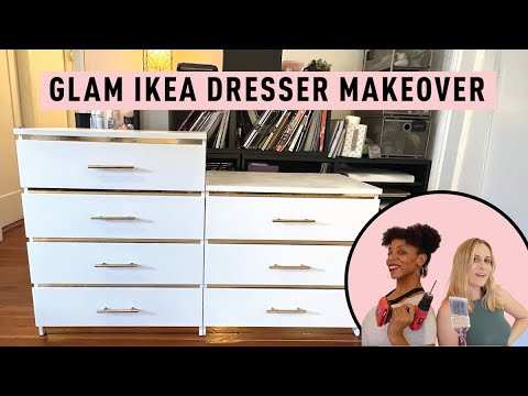 How to convert basic Ikea dressers into high-end showstoppers