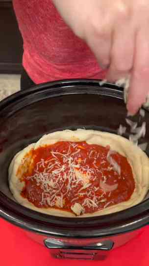 The Slow Cooker Deep Dish Pizza Hack!