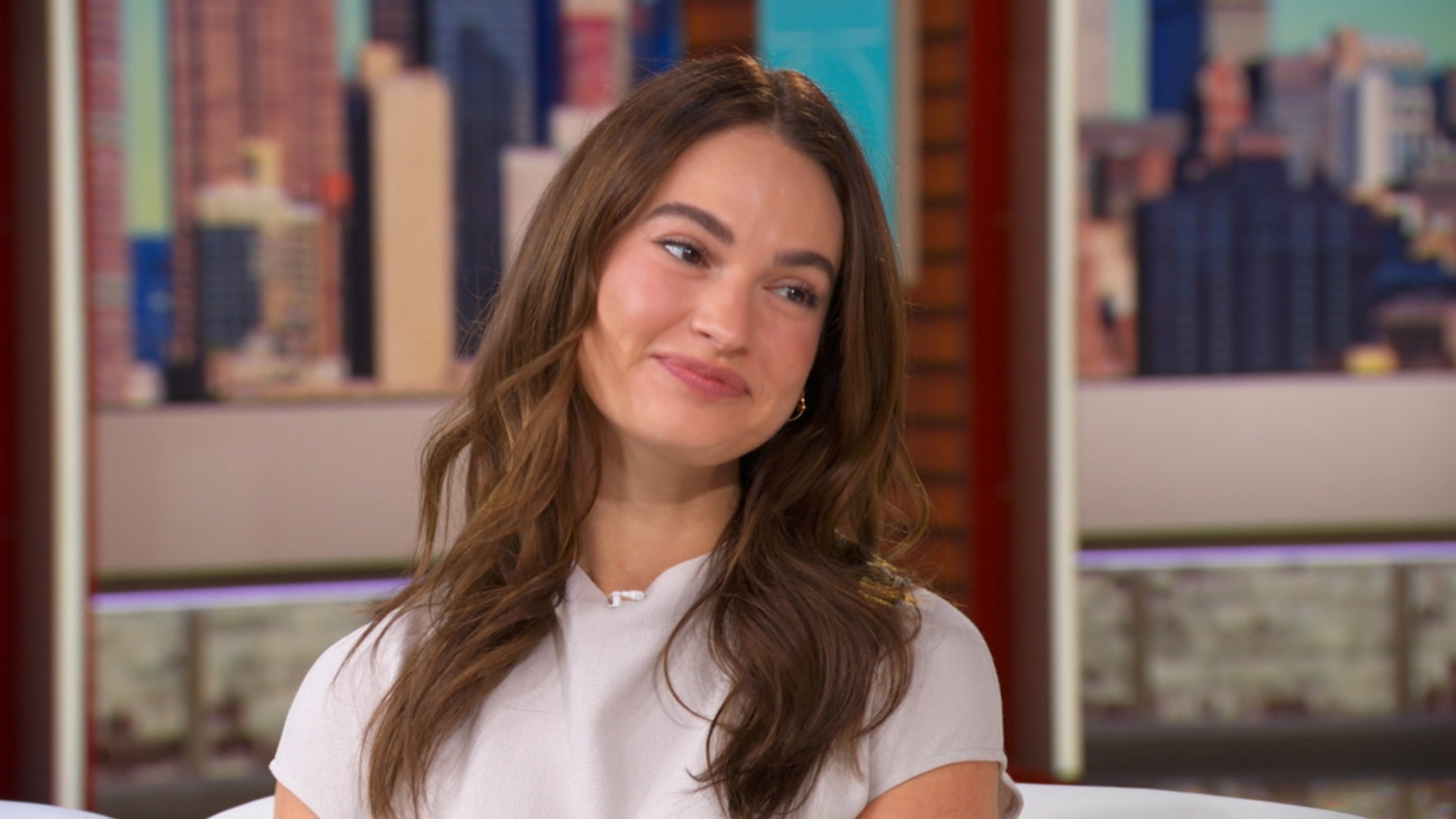 Lily James talks new movie, 'Swiped'