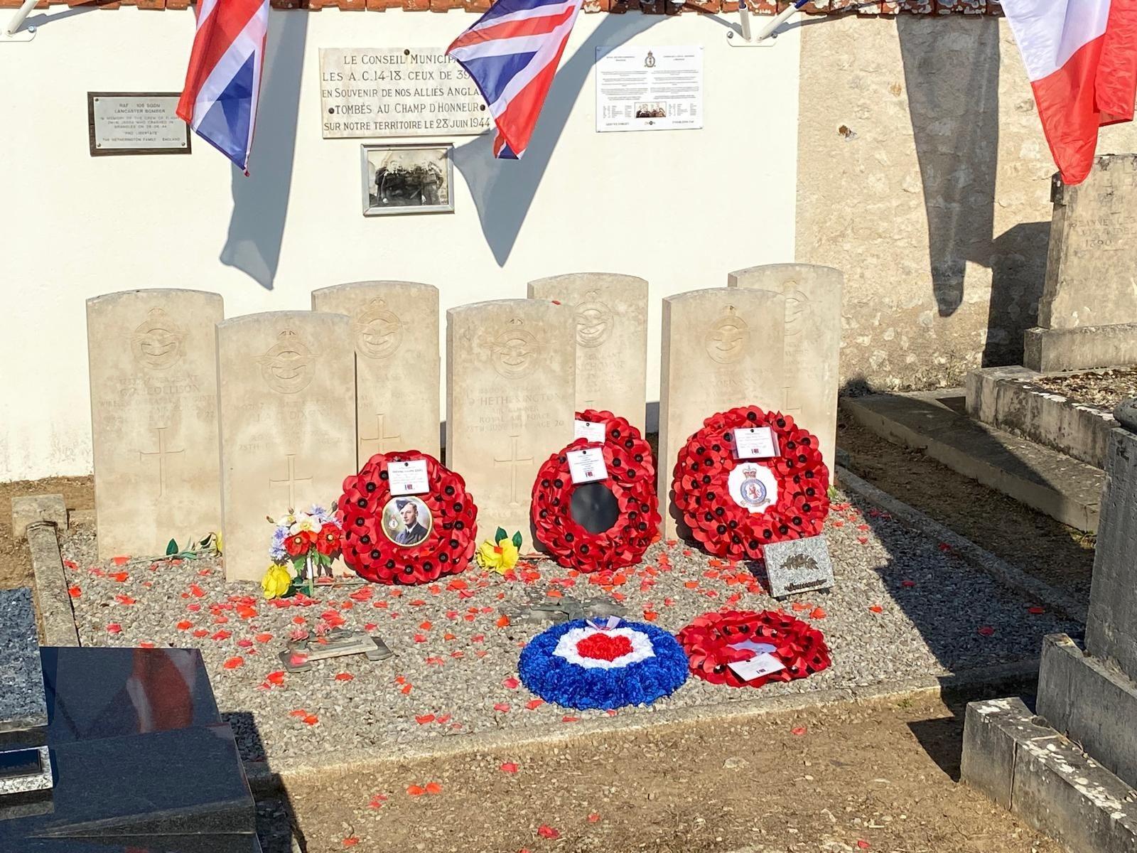 Leeds born RAF Pilot honoured in a French commemoration