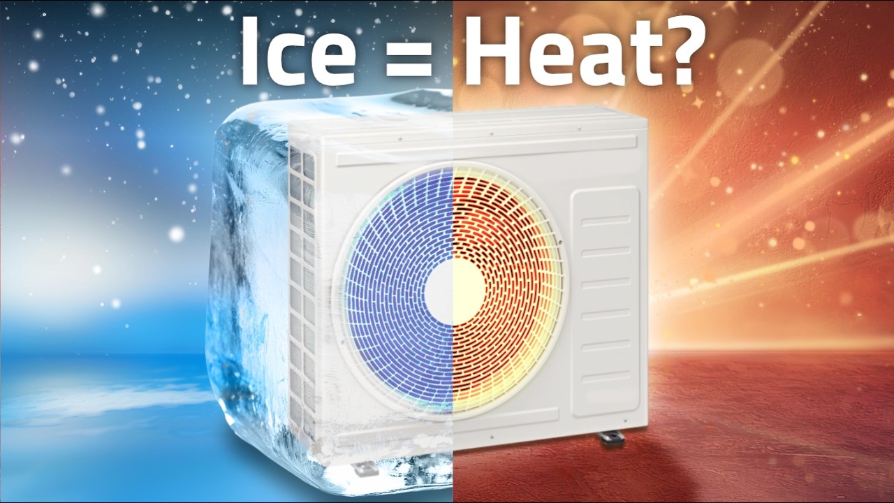 How can ice heat your home? Ice source heat pumps!