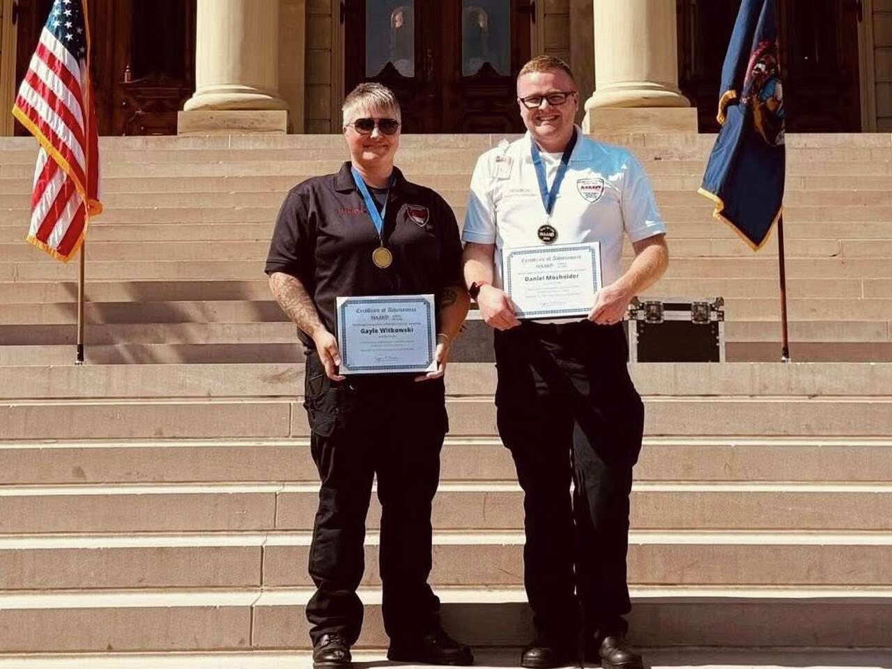 2 paramedics awarded Michigan Association of Ambulance Services awards