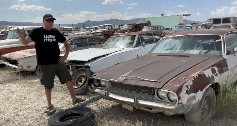 David Freiburger Unearths Hidden Junkyard Packed With Muscle Cars and ...