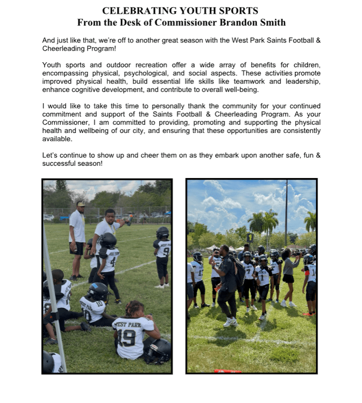 CELEBRATING YOUTH SPORTS