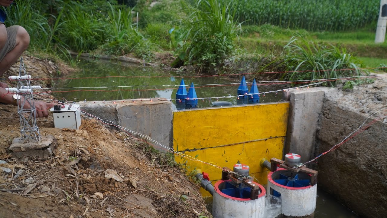 Block small streams to build mini hydroelectric power