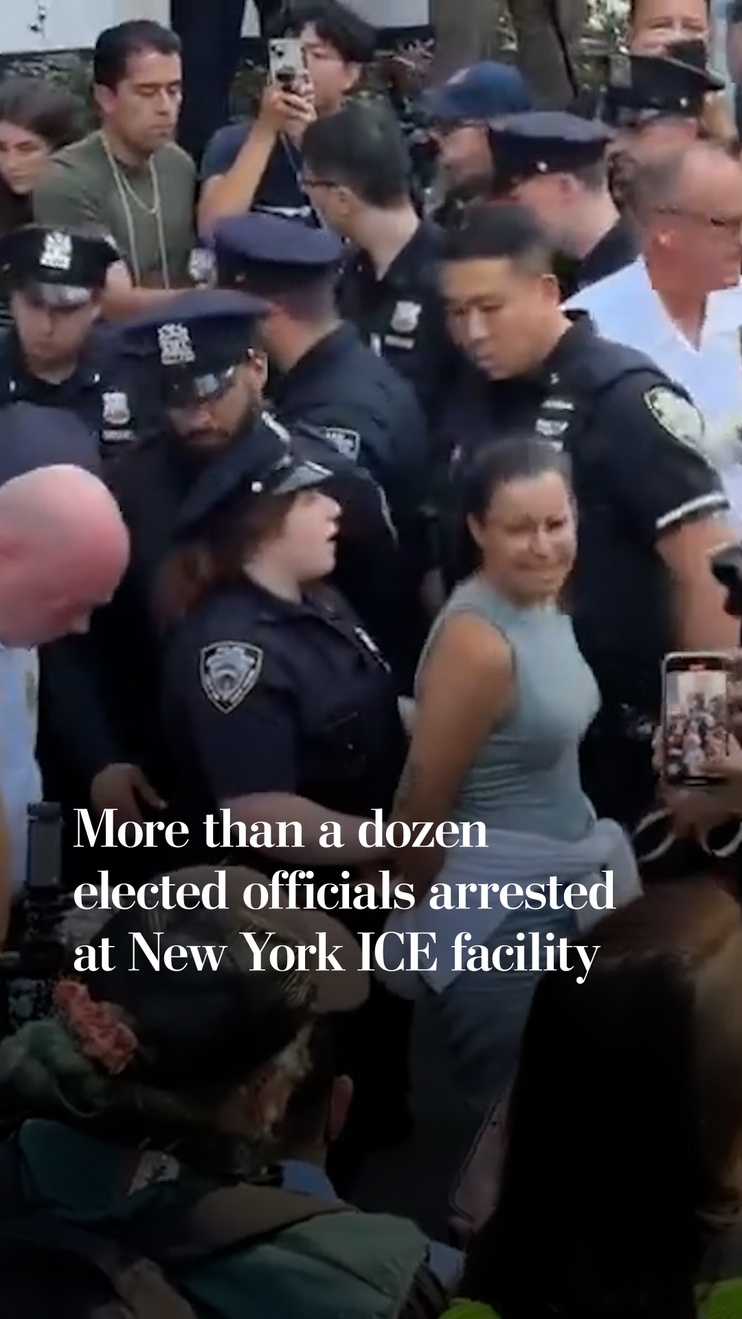 More Than A Dozen Elected Officials Arrested At Ice Facility