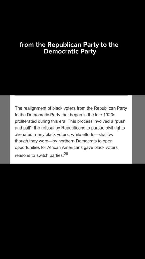 The Truth About the Democratic and Republican Party Switch